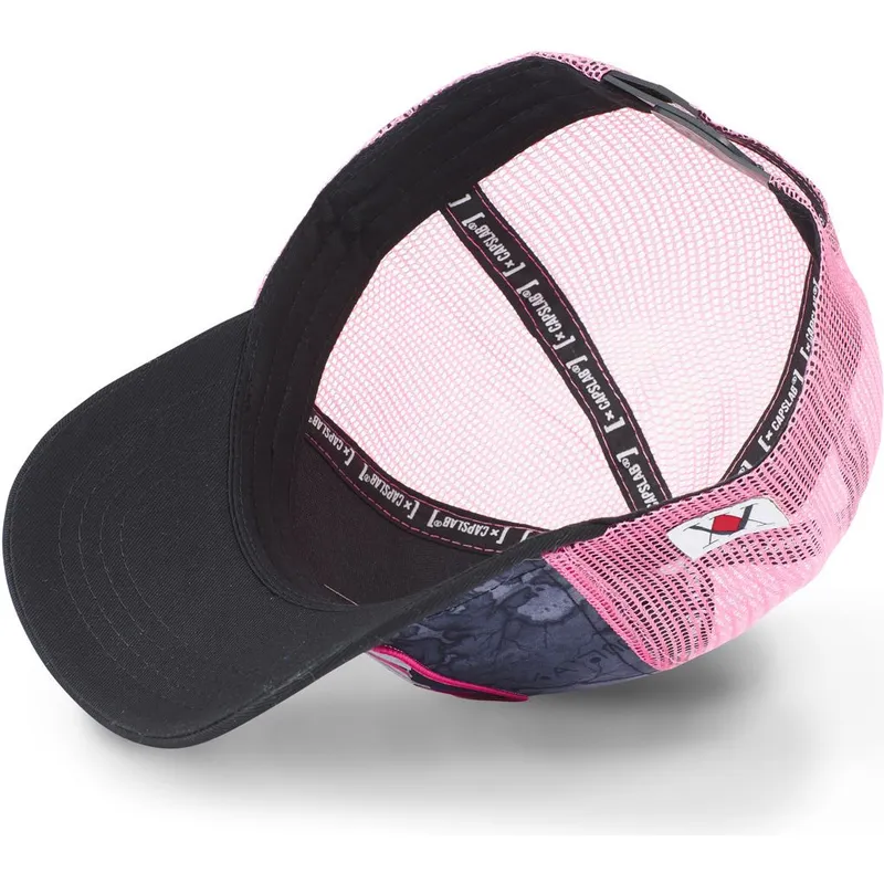 Gorra trucker negra y rosa Hisoka Morow HIS2 Hunter x Hunter de Capslab: Caphunters.bg